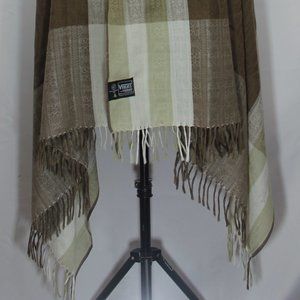 Vikas | Accessories | Vikas Shawls Boho New Australian Wool Triple ...